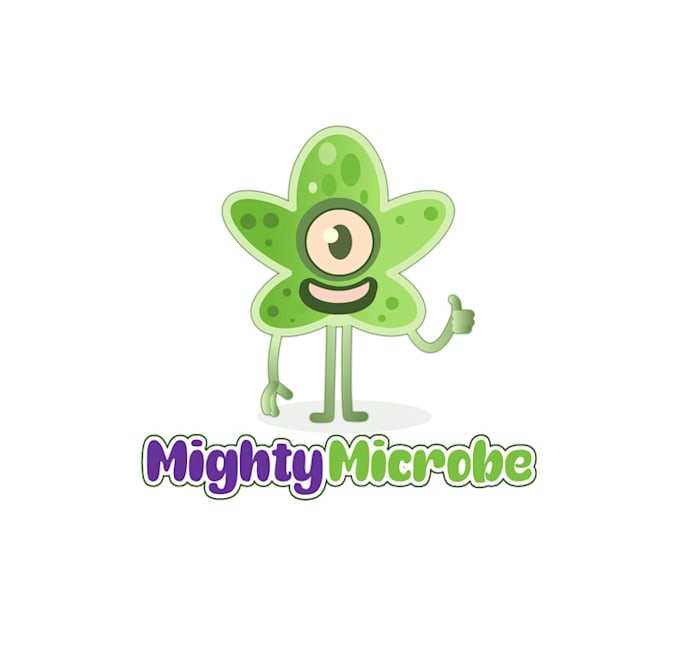 Design acknowledged and trusted mighty microbe logo by Brannon_feil ...