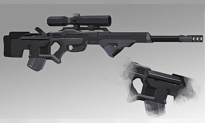High quality weapon concept art for gaming and more by Davit_tchelidze ...