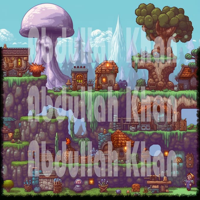 Make pixel artist for rpg maker, unity, unreal, and more by Abdullah ...