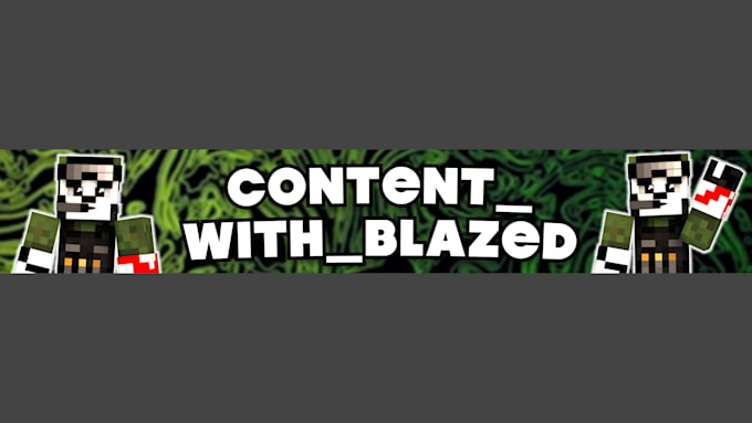 Make you a minecraft gfx profile picture or banner by Ranma9505 | Fiverr