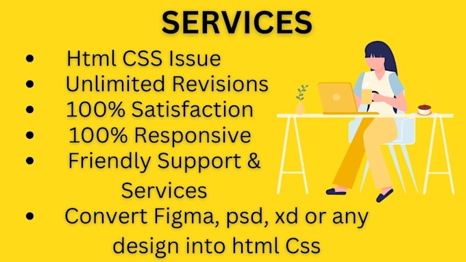 Be Your Front End Web Developer Html Css Bootstrap Js By Numanijaz639 Fiverr