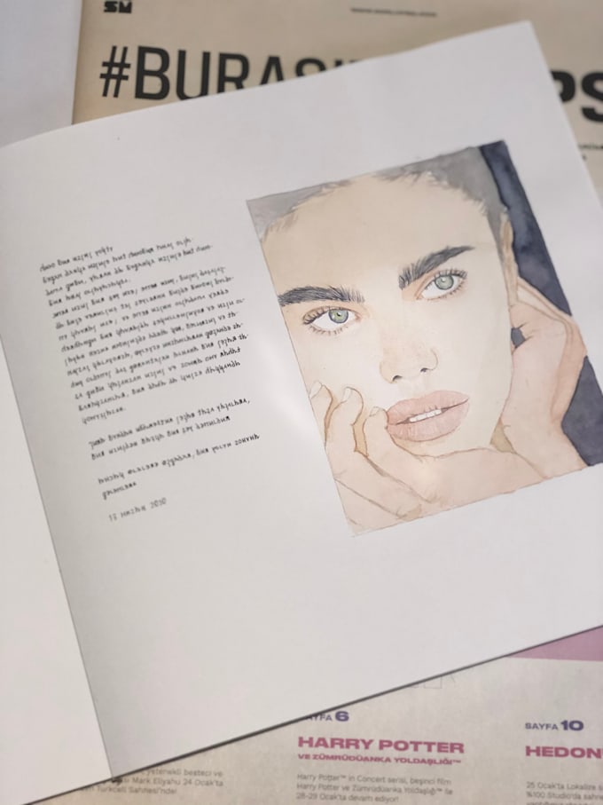 Draw your portrait as personal and timeless heirloom by Ferquellyn | Fiverr