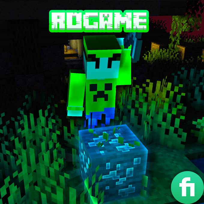 Design professionnal minecraft gfx or thumbnail by Rogametv | Fiverr