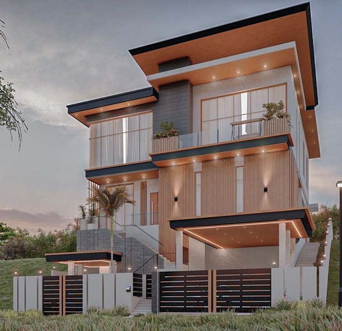 Create exterior and interior perspective models by Ysonola | Fiverr