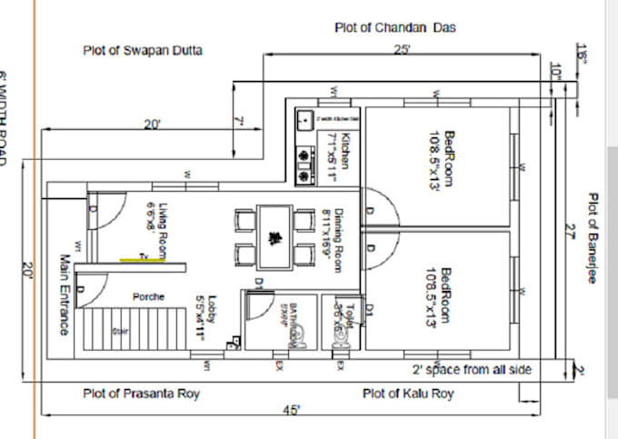 Design,autocad,excel sheet, do you need to design your home by Niladri007dutta | Fiverr