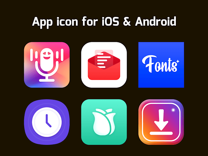 Design professional app icon by Uiux_design_1 | Fiverr