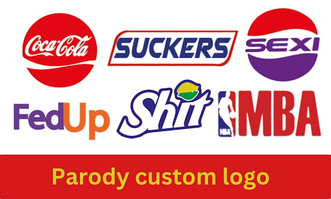 Do unique ,professional parody logo design for your project by Aliyanabbas349 | Fiverr