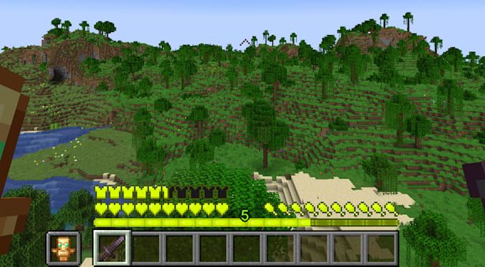 Create a custom minecraft hotbar by N2izee | Fiverr