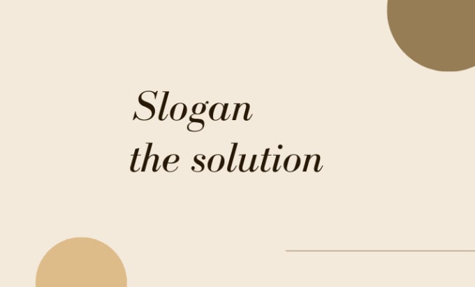 Write 100 per cent successful slogan or title for you by Szmisixx | Fiverr