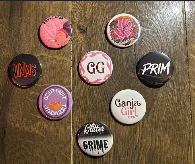 Create custom buttons for your brand or business by Whimsicalwendy | Fiverr