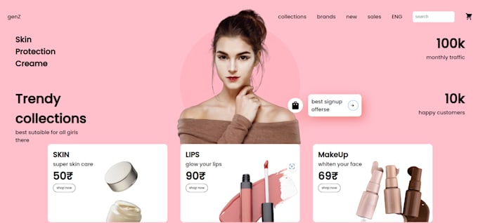Create a full functional website by Harshvikrant | Fiverr