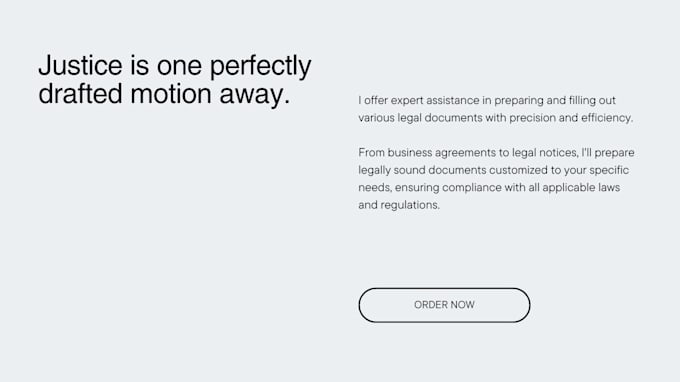 Draft proper legal documents and forms by Zainabadnan902 | Fiverr