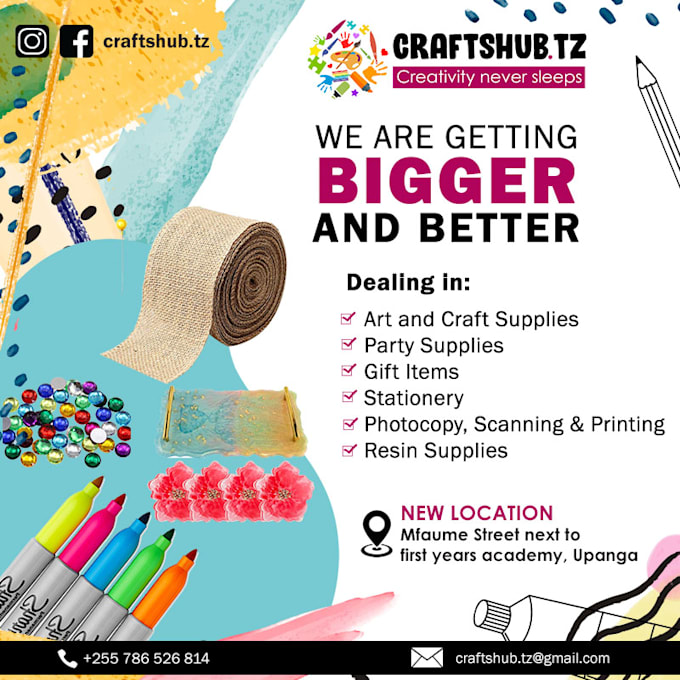 Create creative social media posters by Designwitham | Fiverr