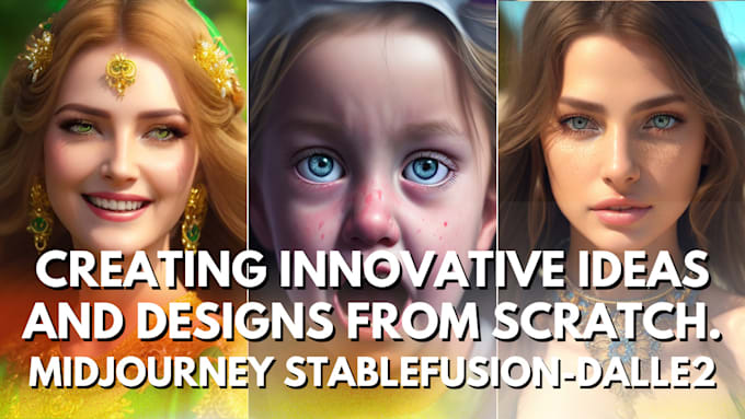 Produce ai art using stablefusion, midjourney, tailored to your ...