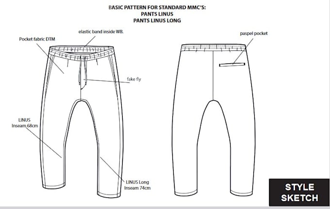 Be your sewing pattern maker dxf, ai,pdf, a4,a5, letter, by ...