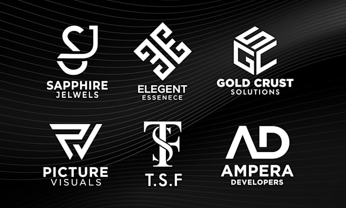 Design a unique monogram logo by Zorixstudio | Fiverr