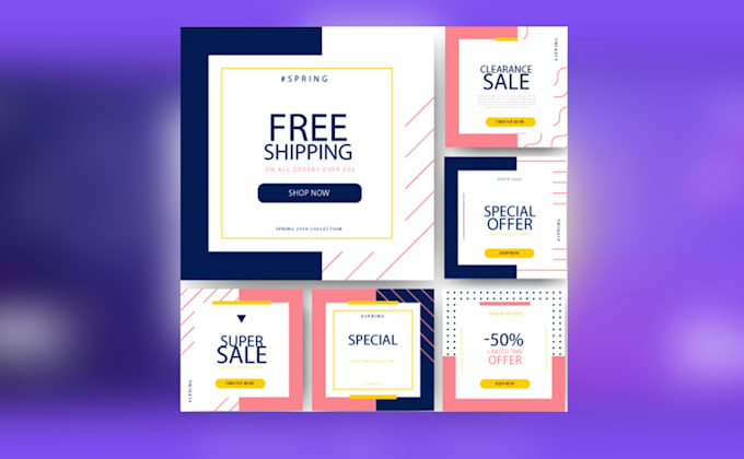 Design eye catchy website banners, product banners ads, web ...