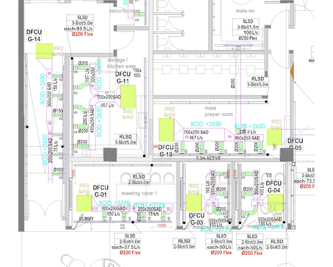 Draft mep drawings on autocad 2d by Ayad94 | Fiverr