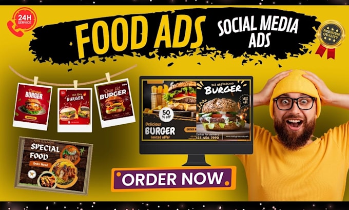 Design eye catchy food flyer, poster, ads in 24 hours by Aleeshy_alee99 ...