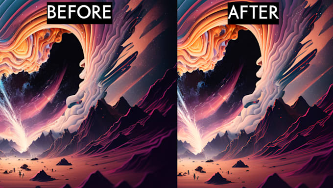 Enhance your low res ai photo to high resolution, upscale, correct, by ...