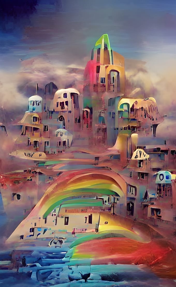 To reach the rainbow city, you have to reach the horizon by Msstfakrt ...