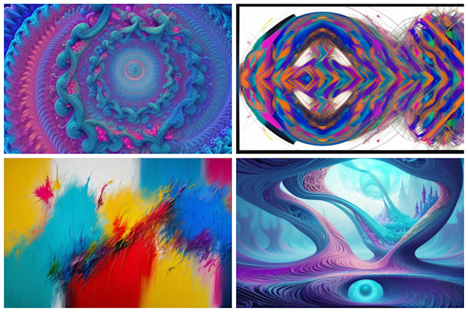 Create stunning abstract art with ai by Eyestrue | Fiverr