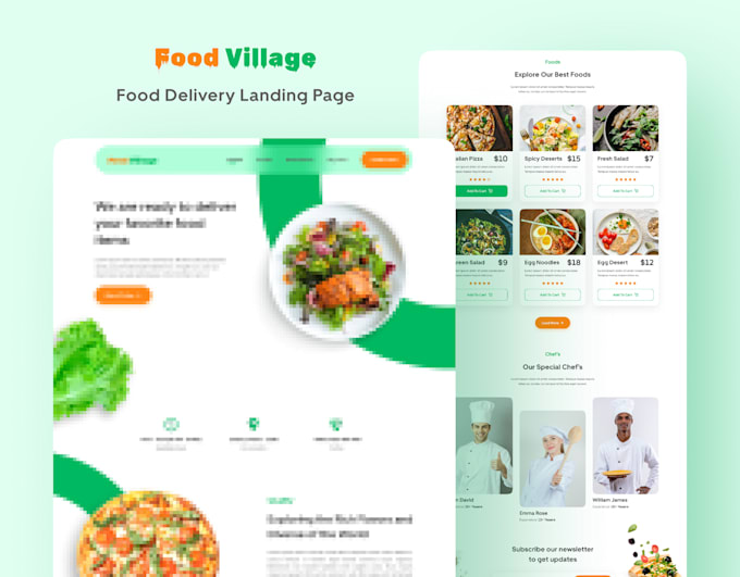 Do clean website ui ux design with figma and adobe xd by Rajuahamed20 ...