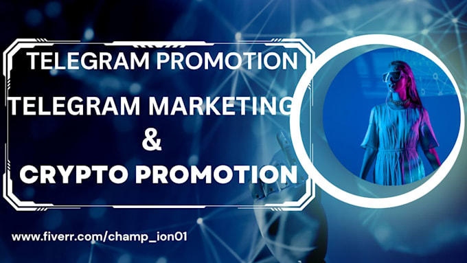 Do telegram promotion, crypto website project link promotion by Champ ...
