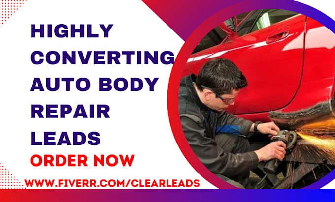 Generate auto repair car repair auto body repair auto body shops leads ...