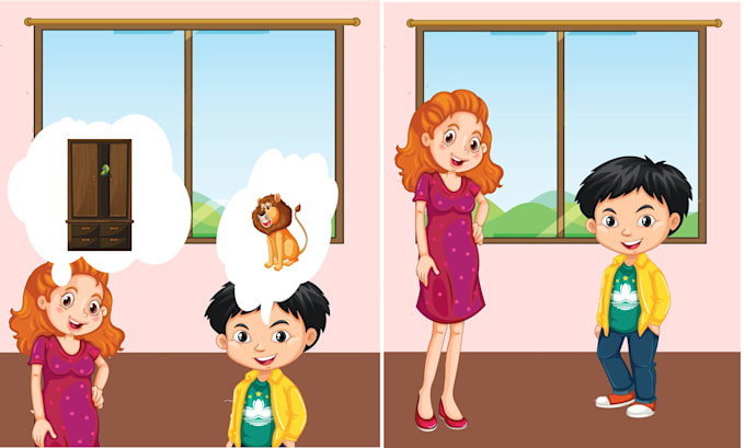 Design adventure, fantasy, funny children book illustration by ...