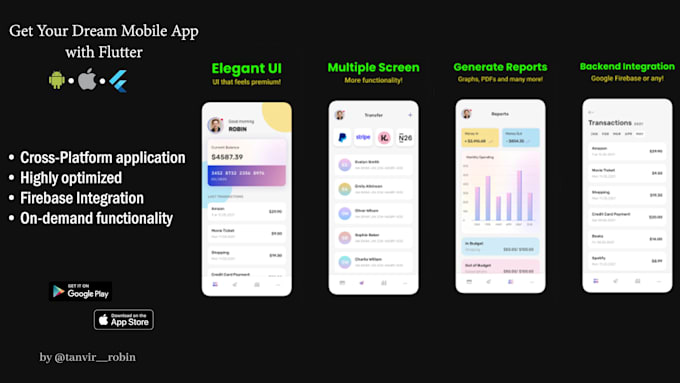 Build custom mobile apps using flutter with firebase setup by Tanvir ... Build custom mobile apps using flutter with firebase setup by Tanvir ...