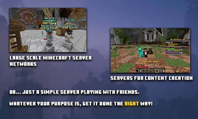 Improve and offer feedback for your minecraft server by Vicgamin156 ...