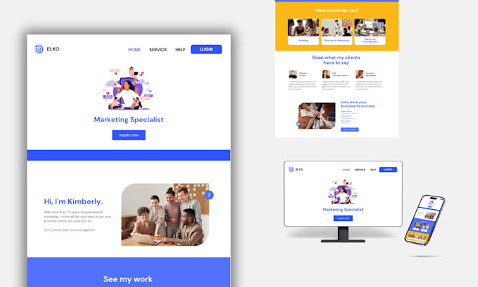 Build custom wordpress website design for your business or ecommerce ...