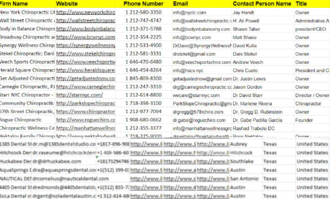 Collect mail, website,number, any kind of lead and data entry any ...