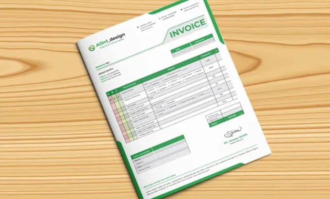 Design order form, invoice, fillable pdf, checklist, worksheet, rate, price list by Hafsu123 ...