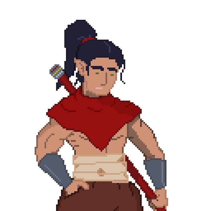 Create pixel art character designs by Zarmander | Fiverr