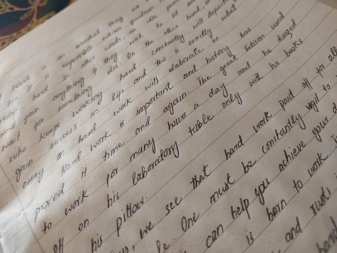 Assignments, handwriting and typing by Bilalmalicksss | Fiverr