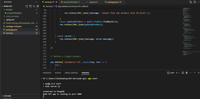 Create Rest Api With Express Js In Node Js By Suredeveloper Fiverr
