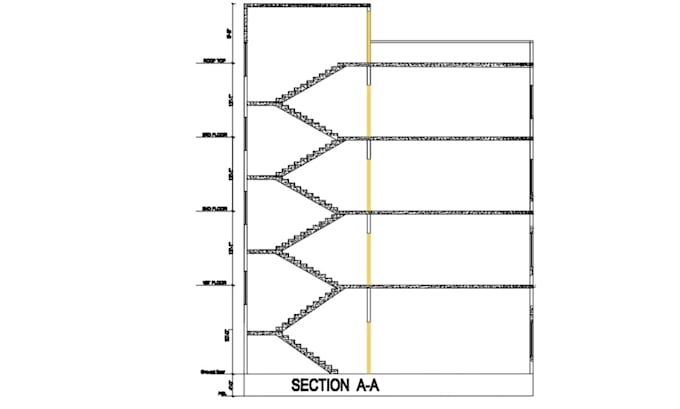 Draw 2d floor plan, section , elevation in auto cad by Autocad_expert8 ...