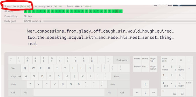 Do fastest typing, retyping, manual and scanned typing with 70 wpm ...