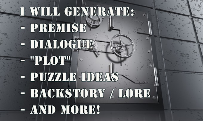 Write an escape room game premise, plot, puzzles, and lore by ...