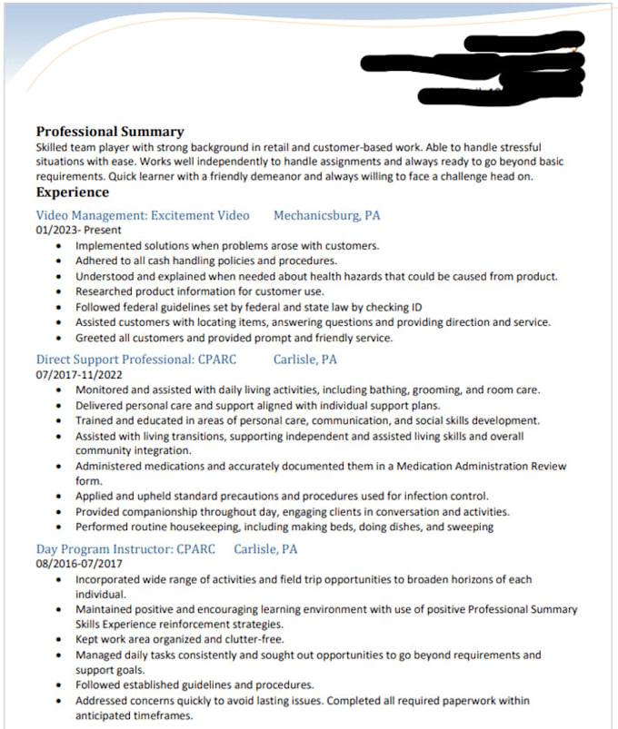 Create a professional looking updated resume by Kathrynbelanger | Fiverr