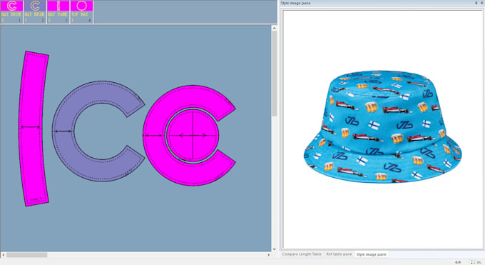 Make sewing pattern for your hat, cad grading by Cadteambd | Fiverr