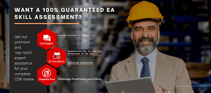 Write cdr competency demonstration report career episodes, engineer ...