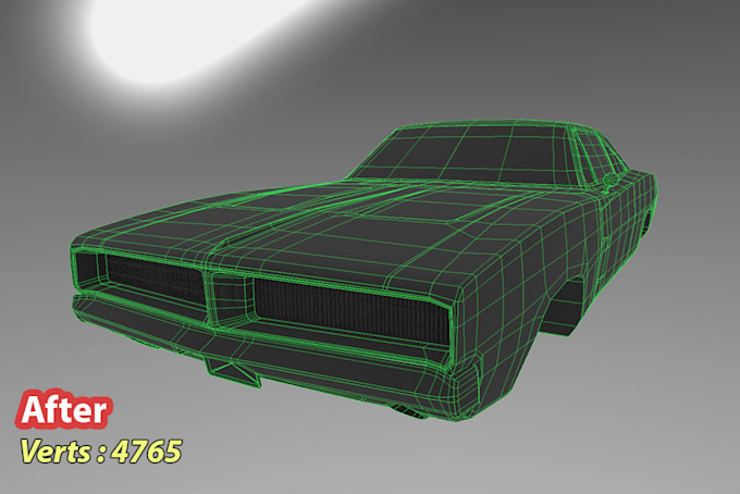 Do professional 3d model optimization for games by Laraibbokhari | Fiverr