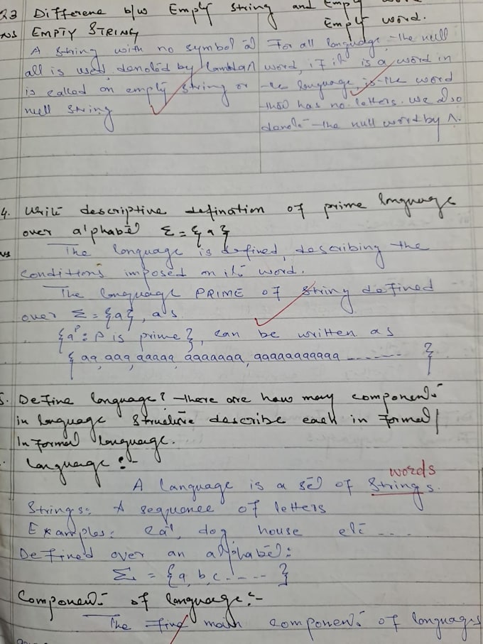 Do hand written assignment with neat and clean by Maliknaveed87 | Fiverr