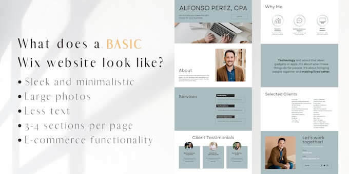 Design or redesign a basic, responsive wix website by Rubielizabeth ...