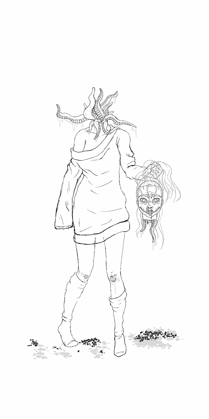 Draw a custom character sketch by Candice_jackson | Fiverr