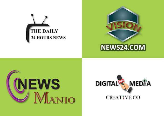 Create professional news channel logo for you by Designer0020 | Fiverr