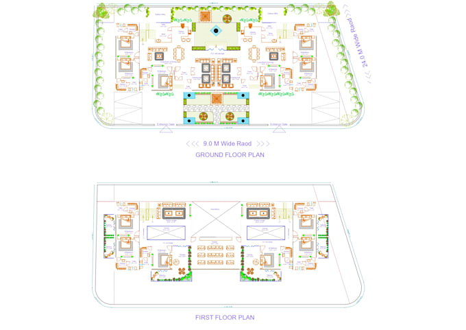 Do 2d architectural floor plan for residential, commercial by Pooja2611 ...